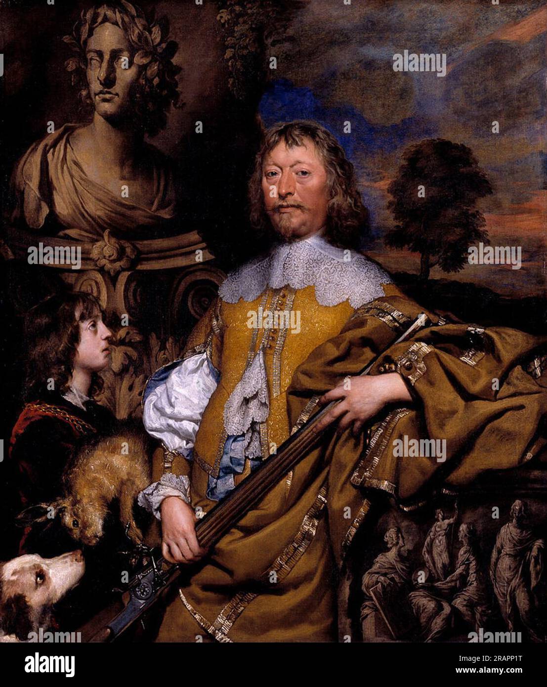 Portrait of Endymion Porter 1645 by William Dobson Stock Photo - Alamy