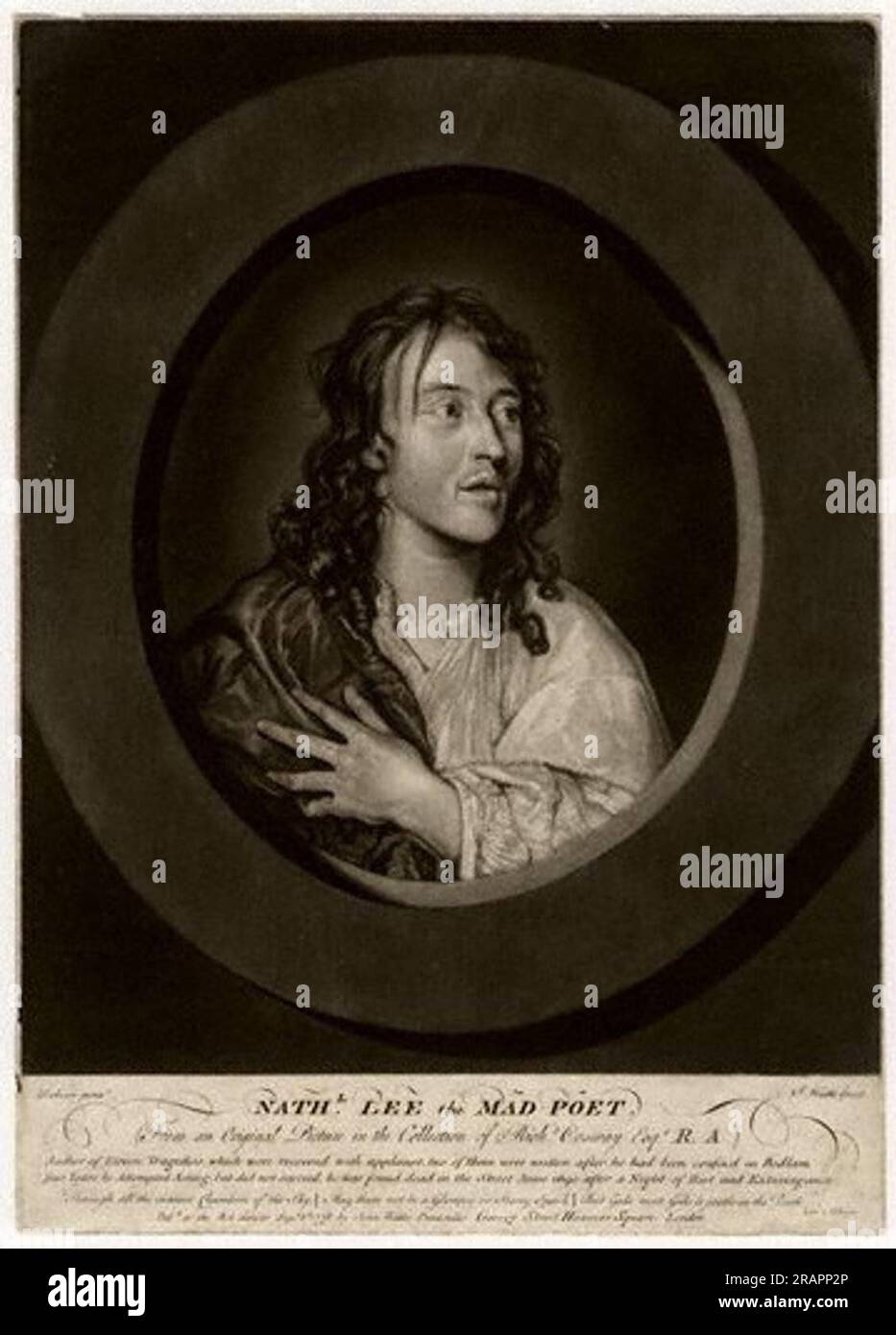 Portrait of Nathaniel Lee by William Dobson Stock Photo - Alamy