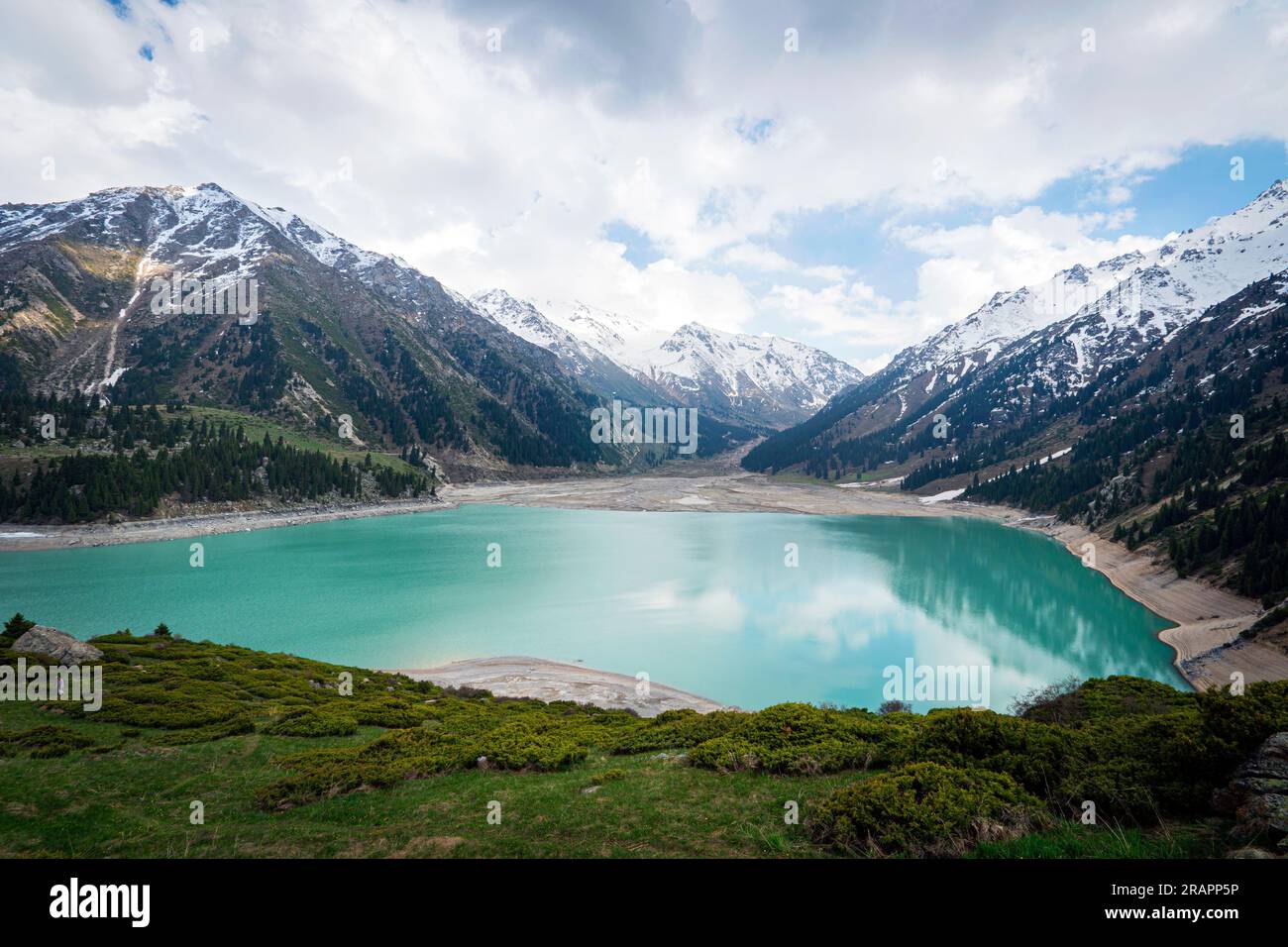 Kazakhstan. The city of Almaty. The Big Almaty Lake Stock Photo - Alamy