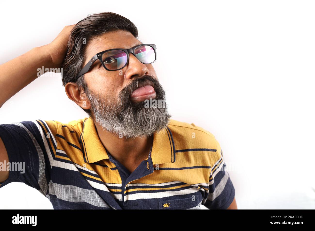 Funky expressions distorted face hi-res stock photography and images ...