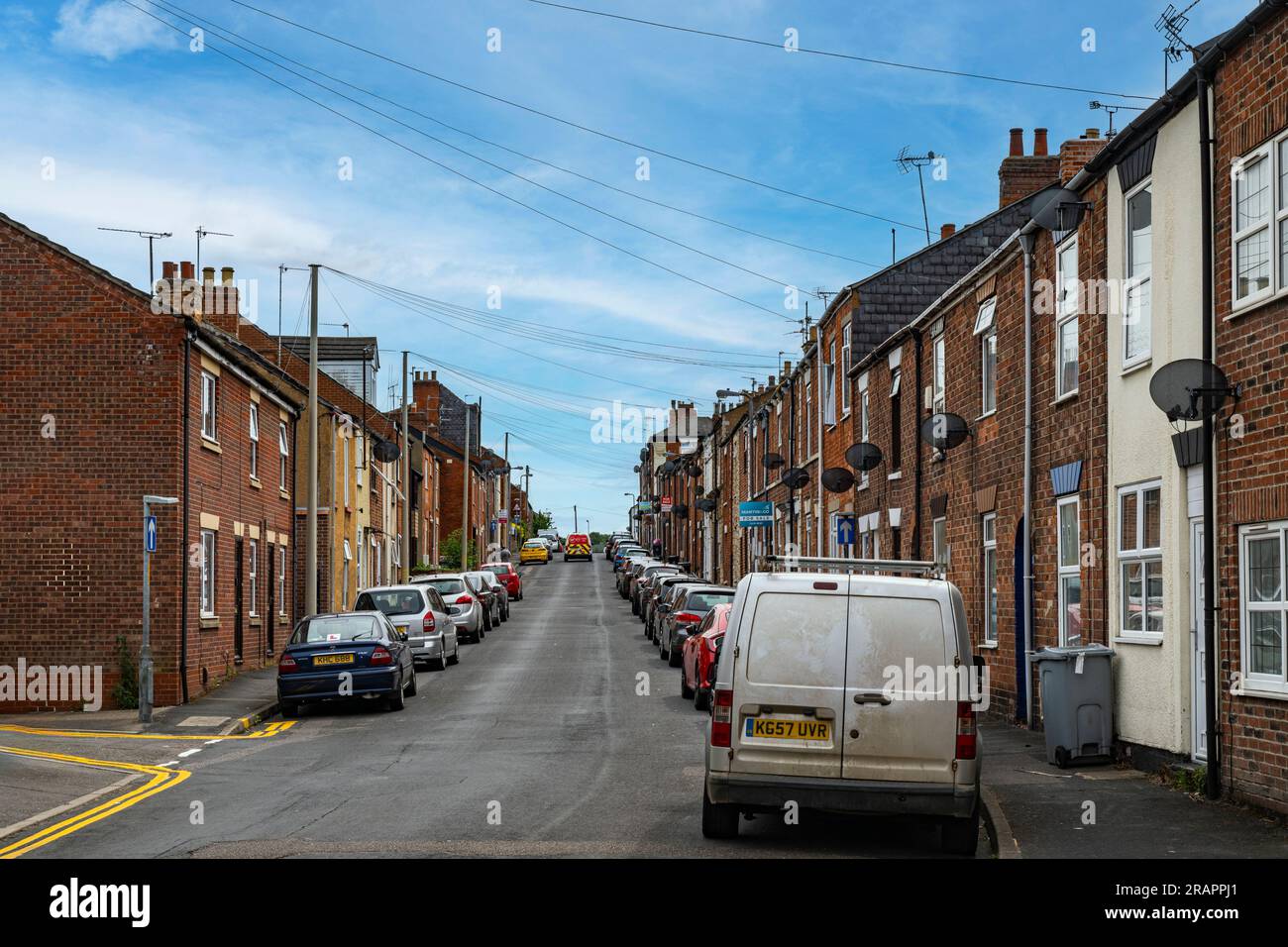 Typical inner-city terraced houses originally built for the working ...