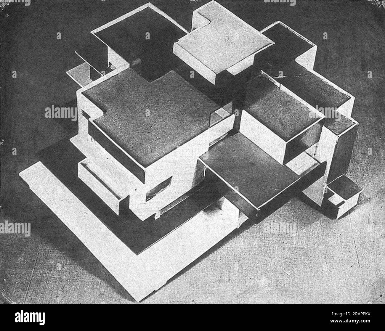 Model private house 1923; Germany by Theo van Doesburg Stock Photo - Alamy