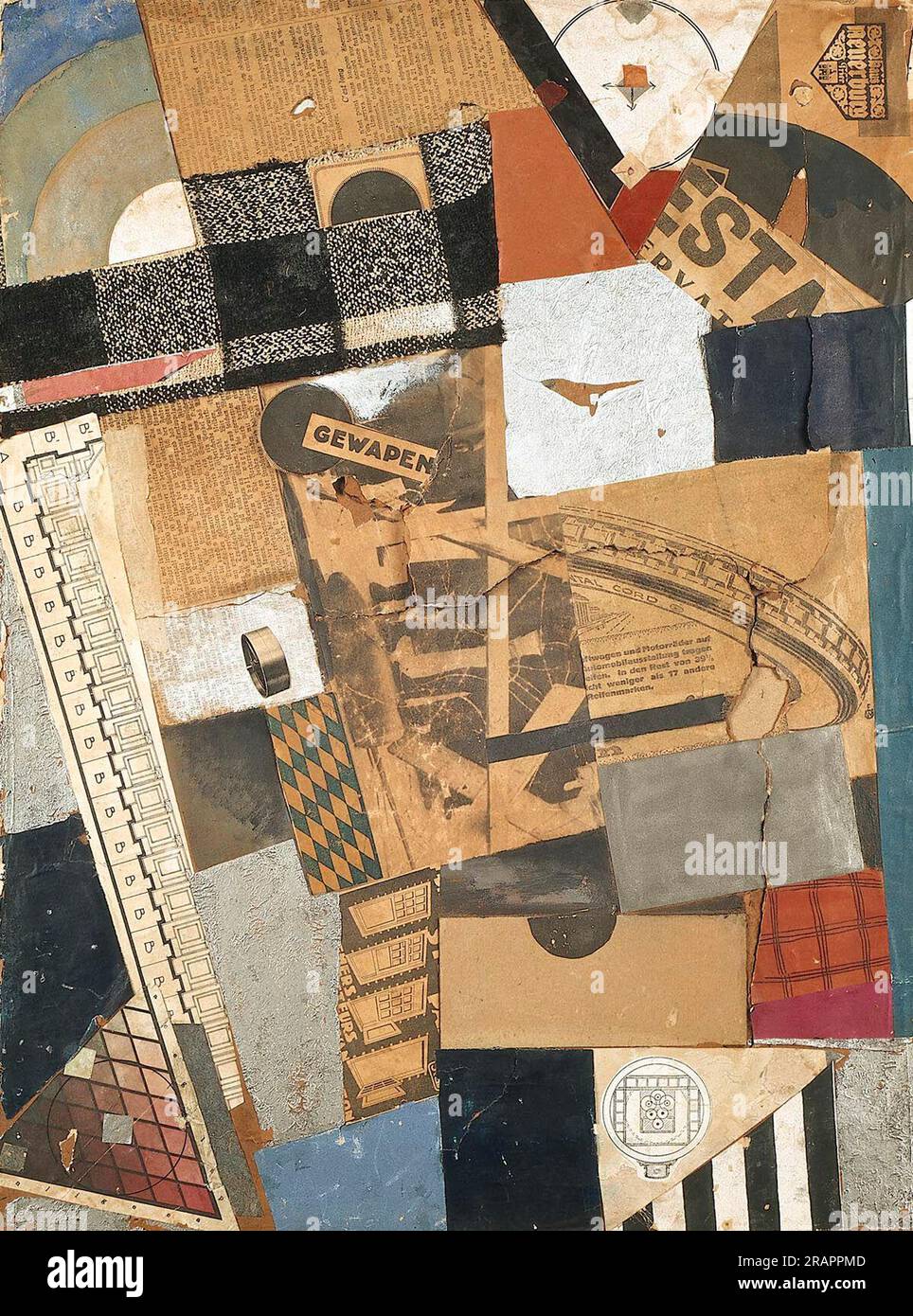 The denaturalized material. Destruction 2. 1923; Germany by Theo van ...