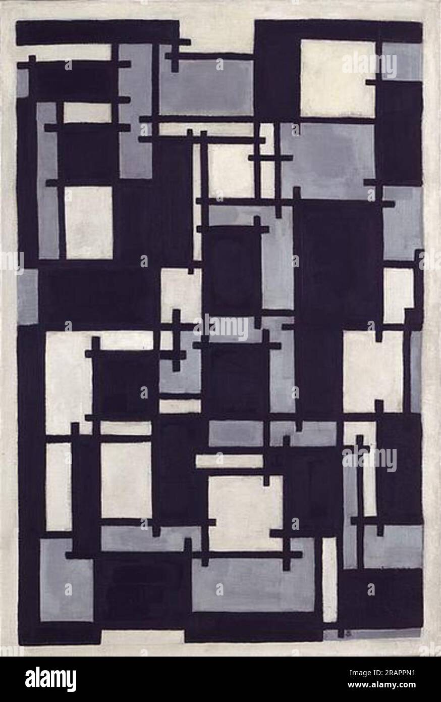 Composition X 1918 by Theo van Doesburg Stock Photo - Alamy