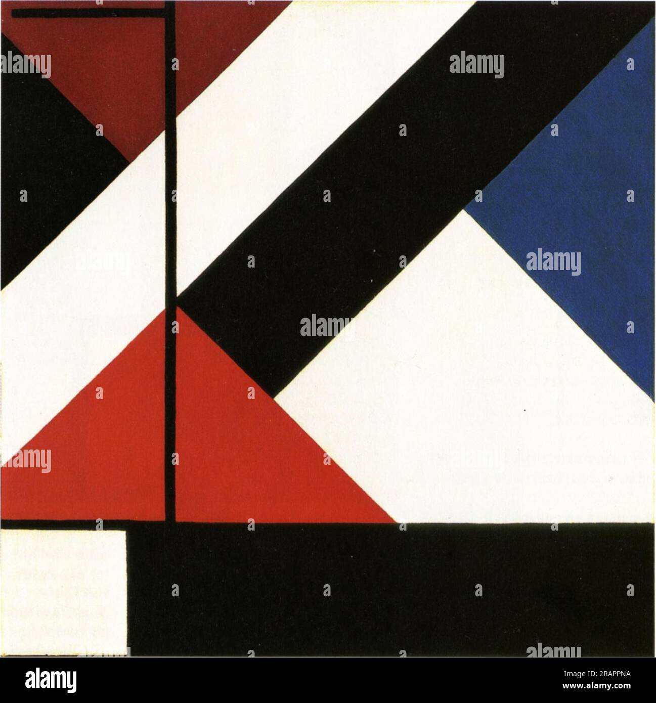 Simultaneous Counter composition by Theo van Doesburg Stock Photo - Alamy