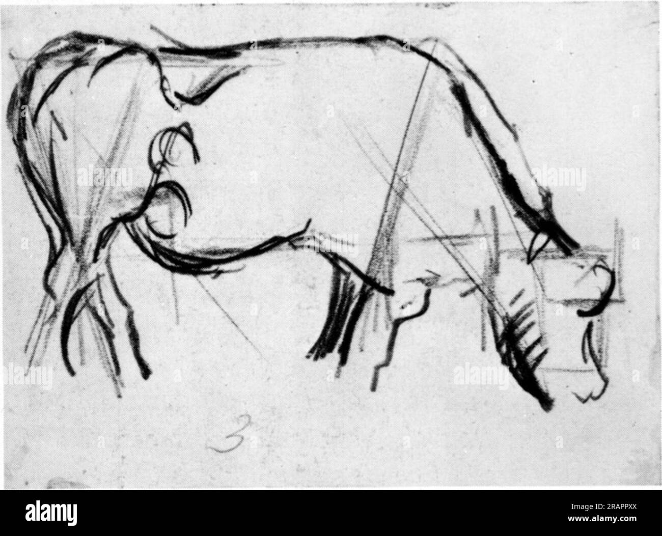 Study for Composition VIII (The Cow) 1917 by Theo van Doesburg Stock ...