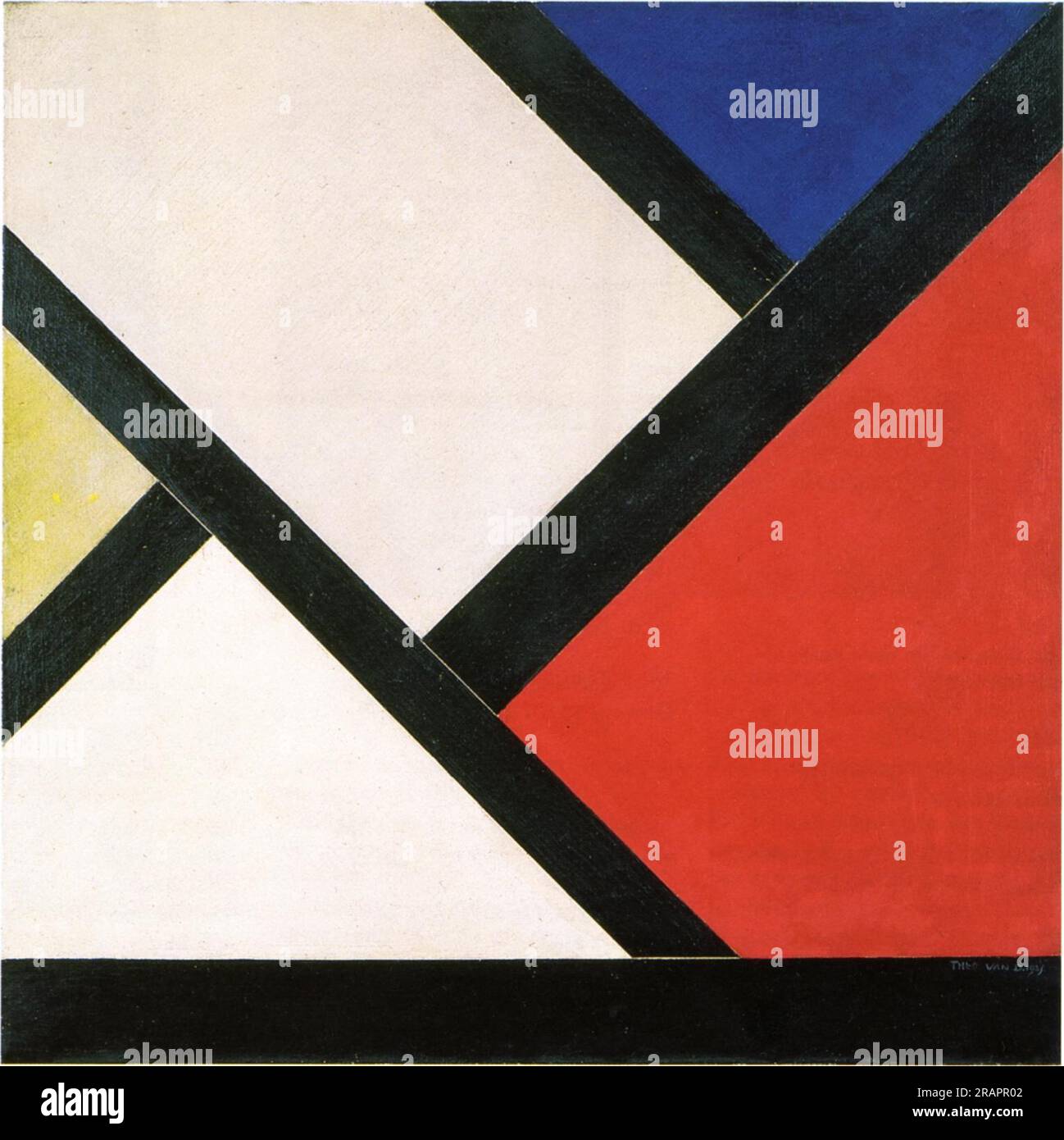 Counter composition XIV 1925; Germany by Theo van Doesburg Stock Photo ...