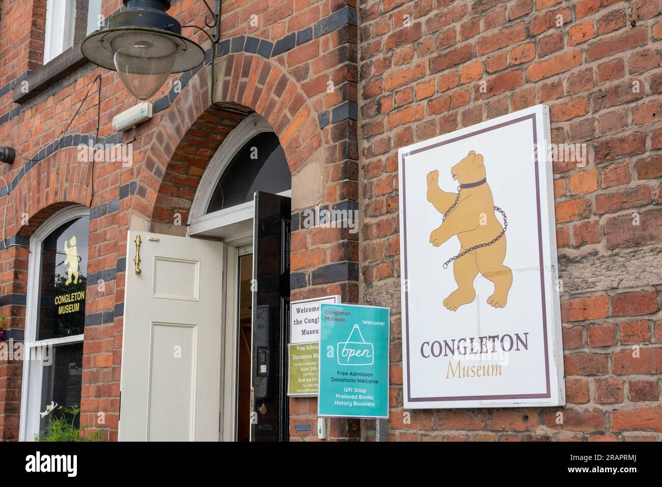 Congleton Museum in the historic town of Congleton, Cheshire East, UK ...