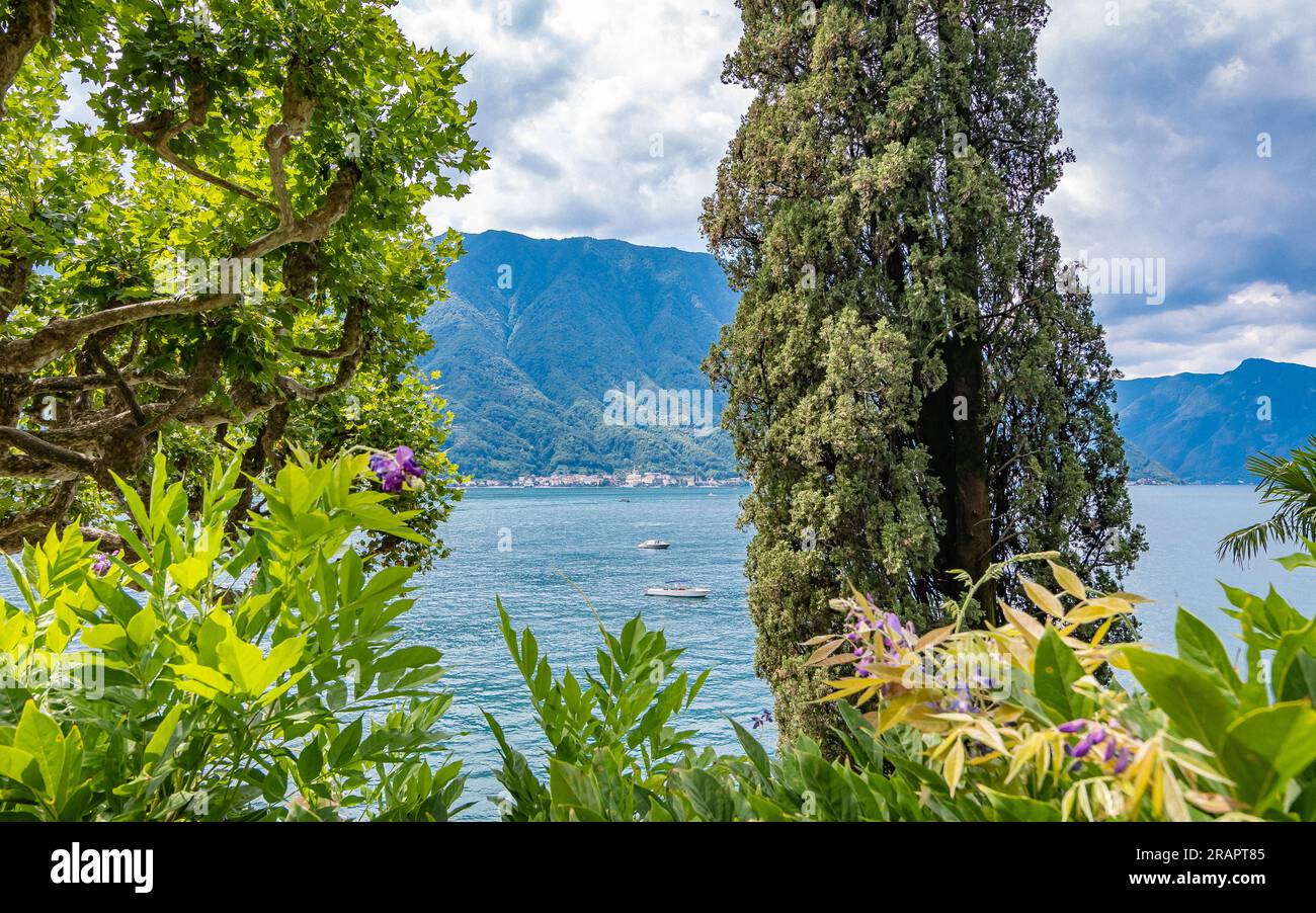 Lake Como, Italy. Beautiful landscape of Lake Como in Italy Stock Photo ...