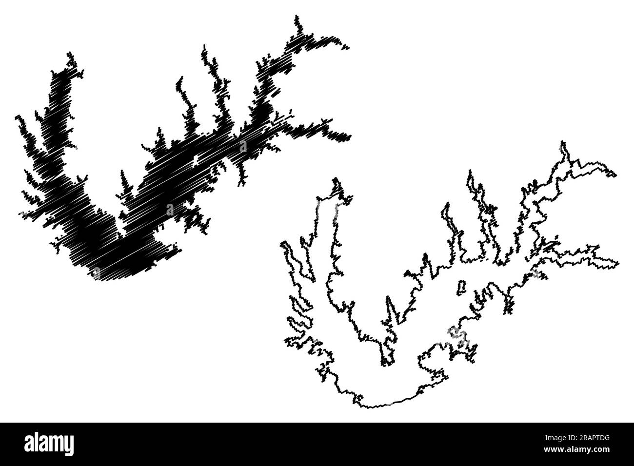 Lake Ray Roberts Reservoir (United States of America, North America, us ...