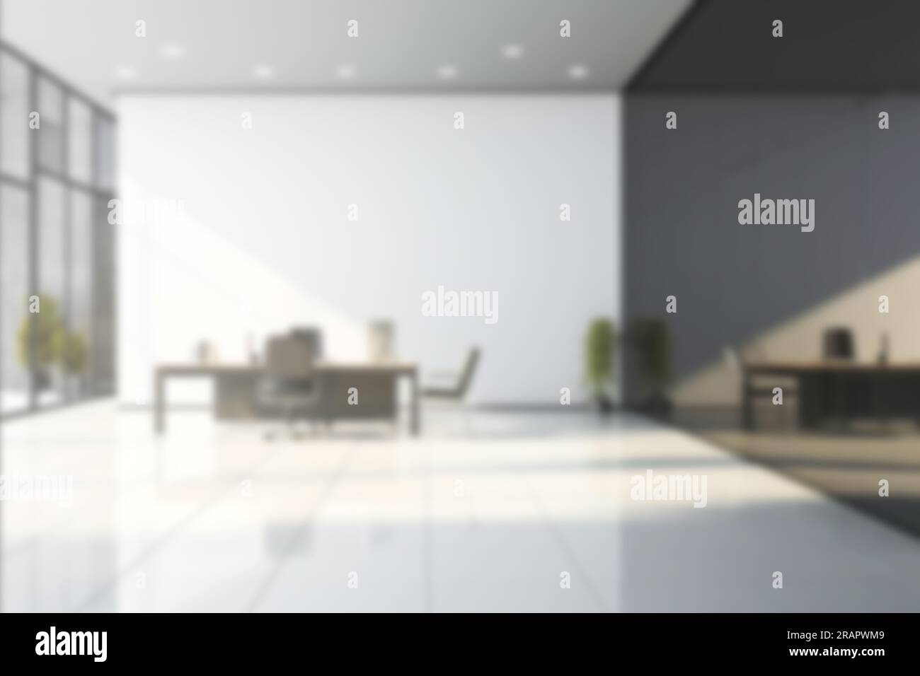 Blurred background of a modern office space. Blurred office backdrop ...