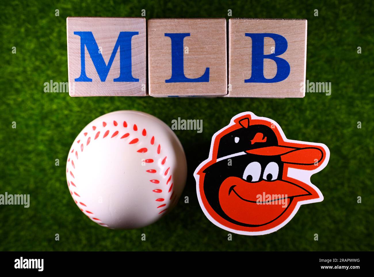 Baltimore orioles logo hi-res stock photography and images - Alamy