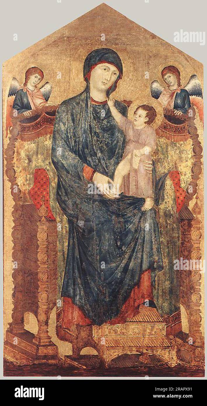 Maestà 1280 by Duccio Stock Photo - Alamy