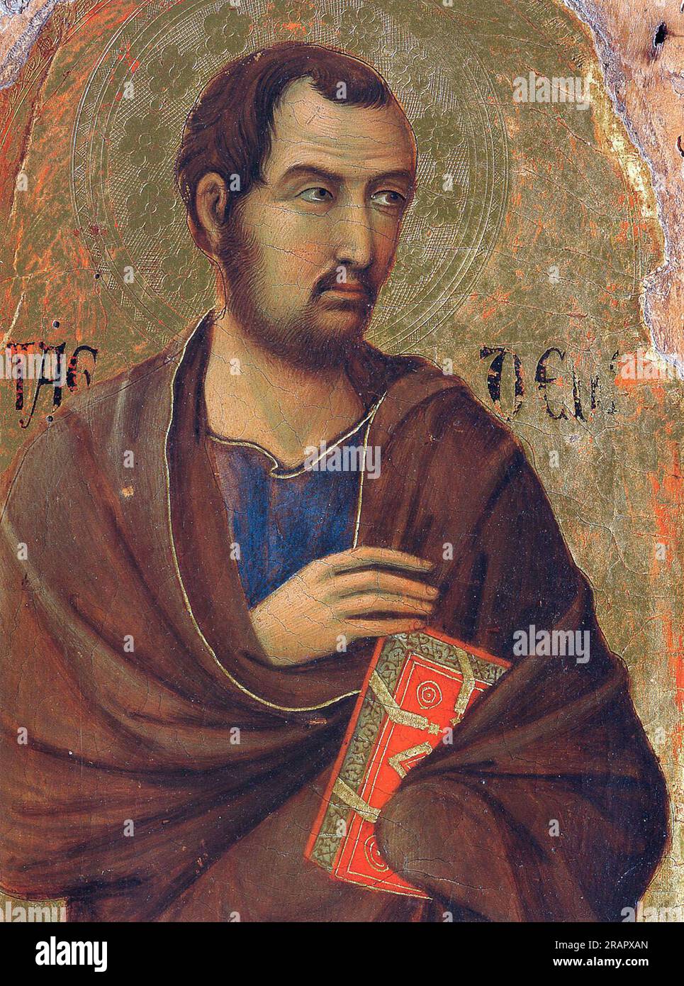 The apostle Thaddeus 1311 by Duccio Stock Photo - Alamy