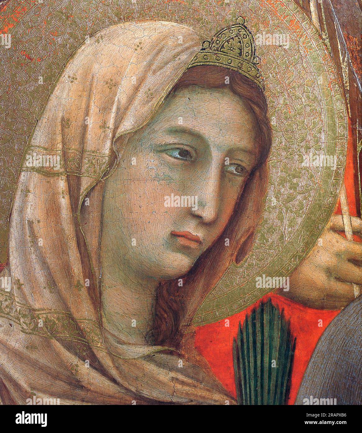 Madonna and Child on a throne (Front side fragment) 1311 by Duccio ...