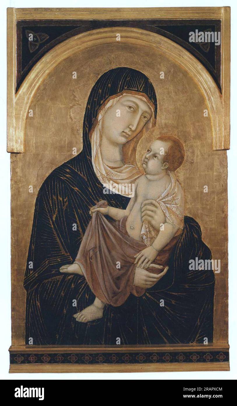Madonna by Duccio Stock Photo - Alamy