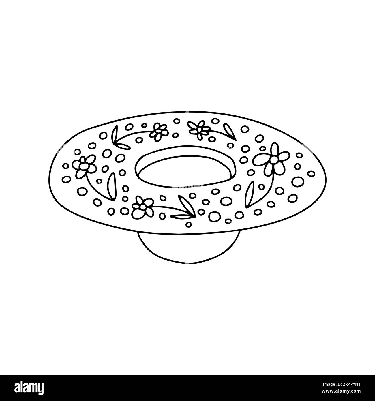 Doodle simple plate Stock Vector Image & Art - Alamy