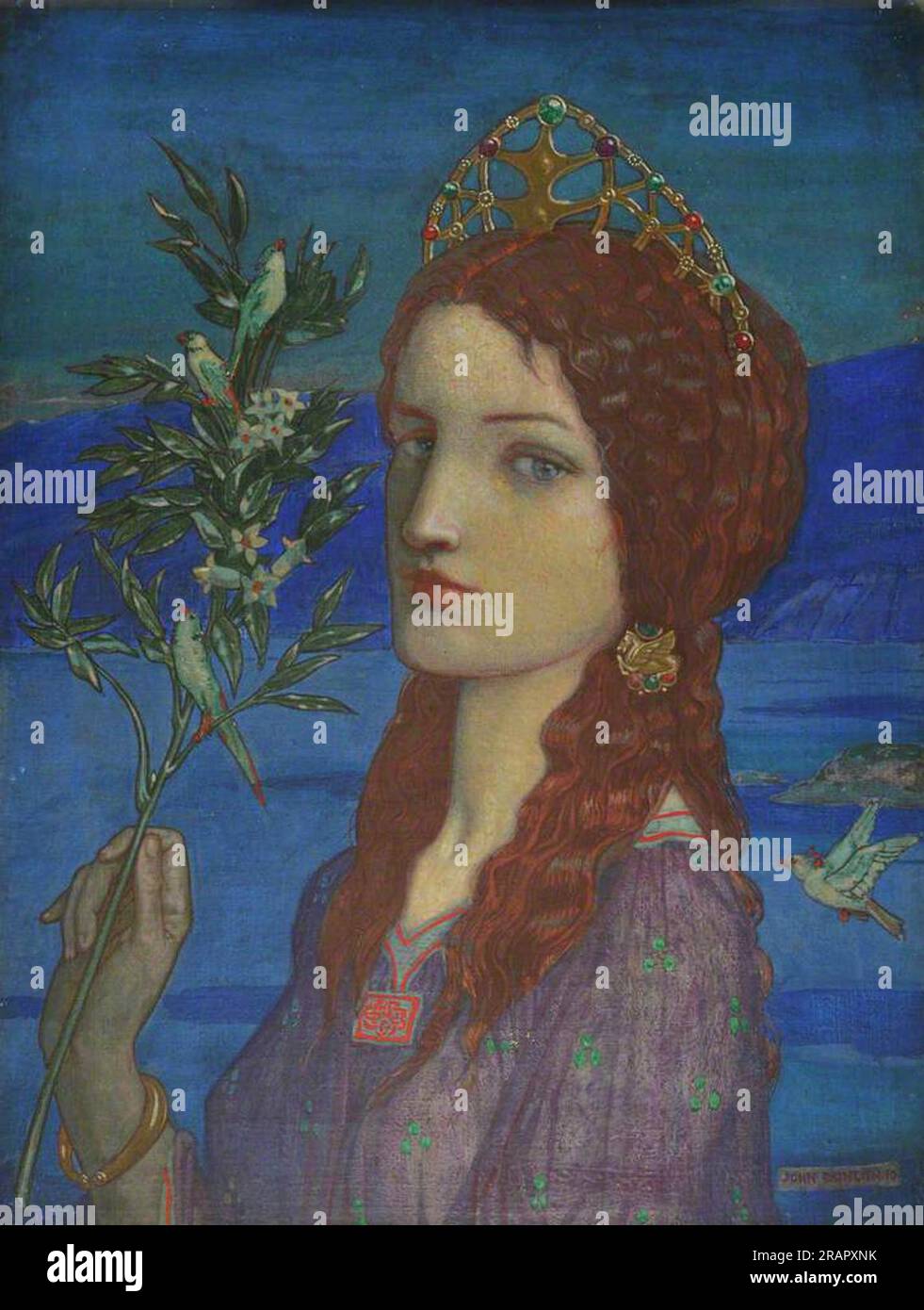 The Messenger of Tethra 1910 by John Duncan Stock Photo - Alamy