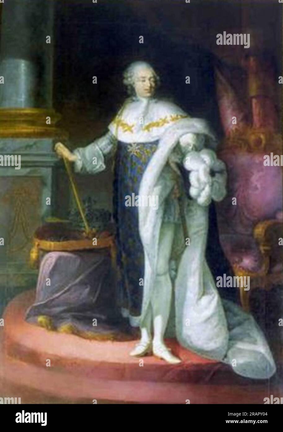 Portrait de louis xvi en costume de sacre hi-res stock photography and ...