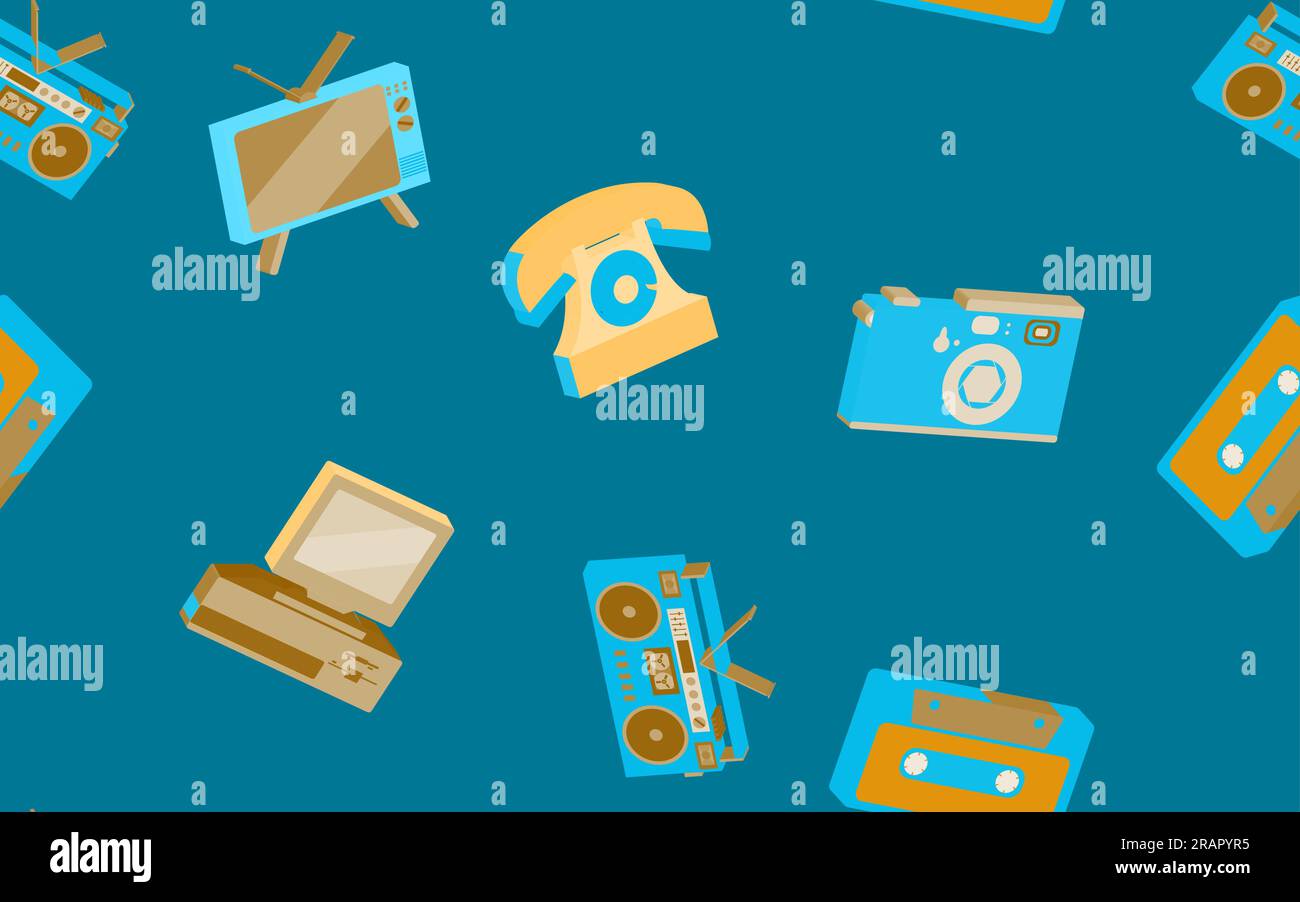 Texture seamless pattern from old vintage retro hipster stylish ...
