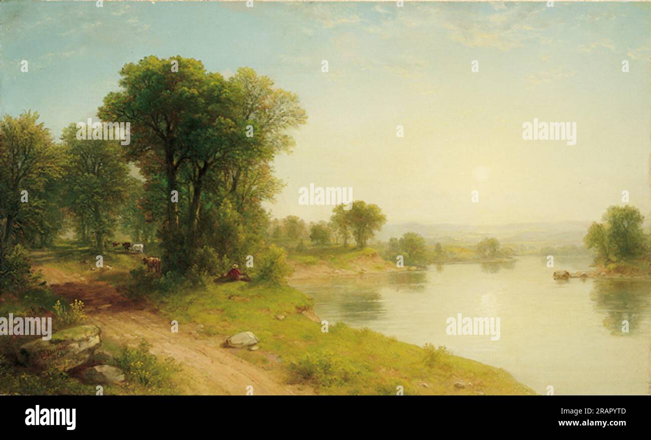 Landscape by Asher Brown Durand Stock Photo - Alamy