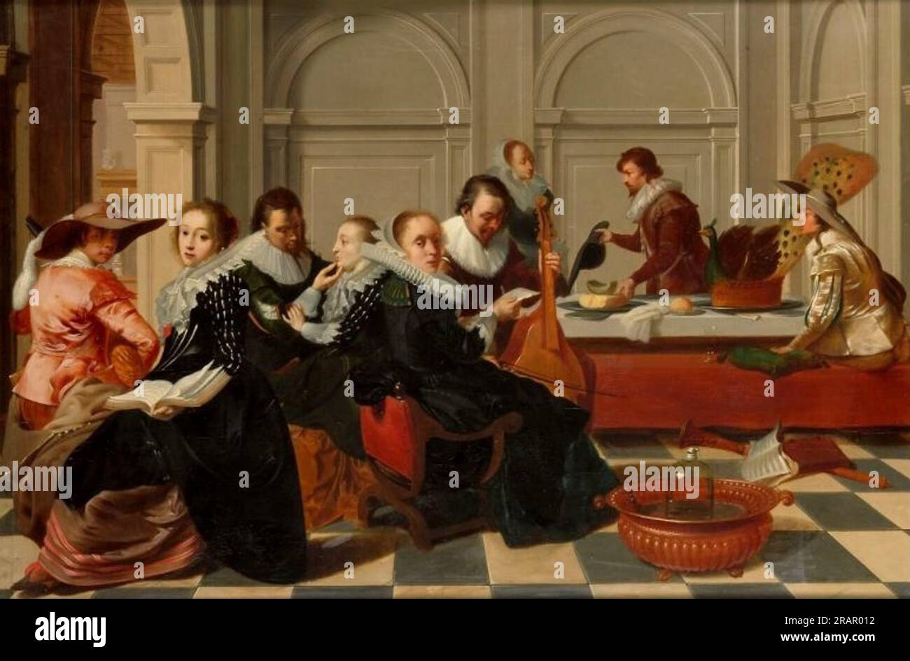 The Music Party by Willem Cornelisz Duyster Stock Photo - Alamy