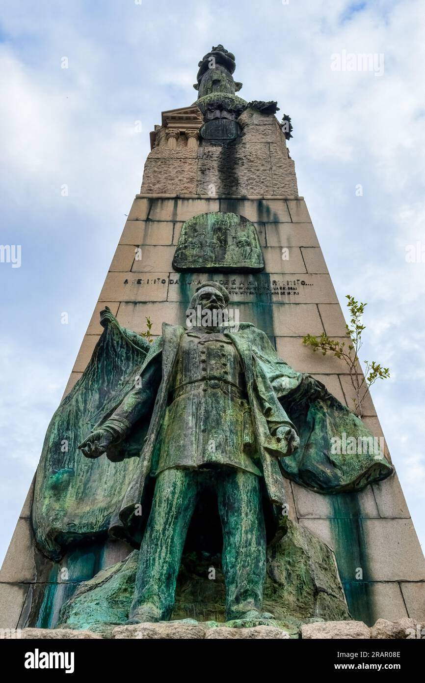 Rio de Janeiro, Brazil - June 15, 2023: Monumento a Benjamin Constant ...