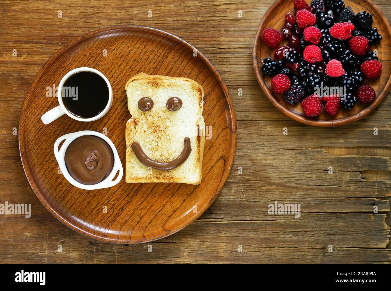 Plate creative toast child hi-res stock photography and images - Alamy