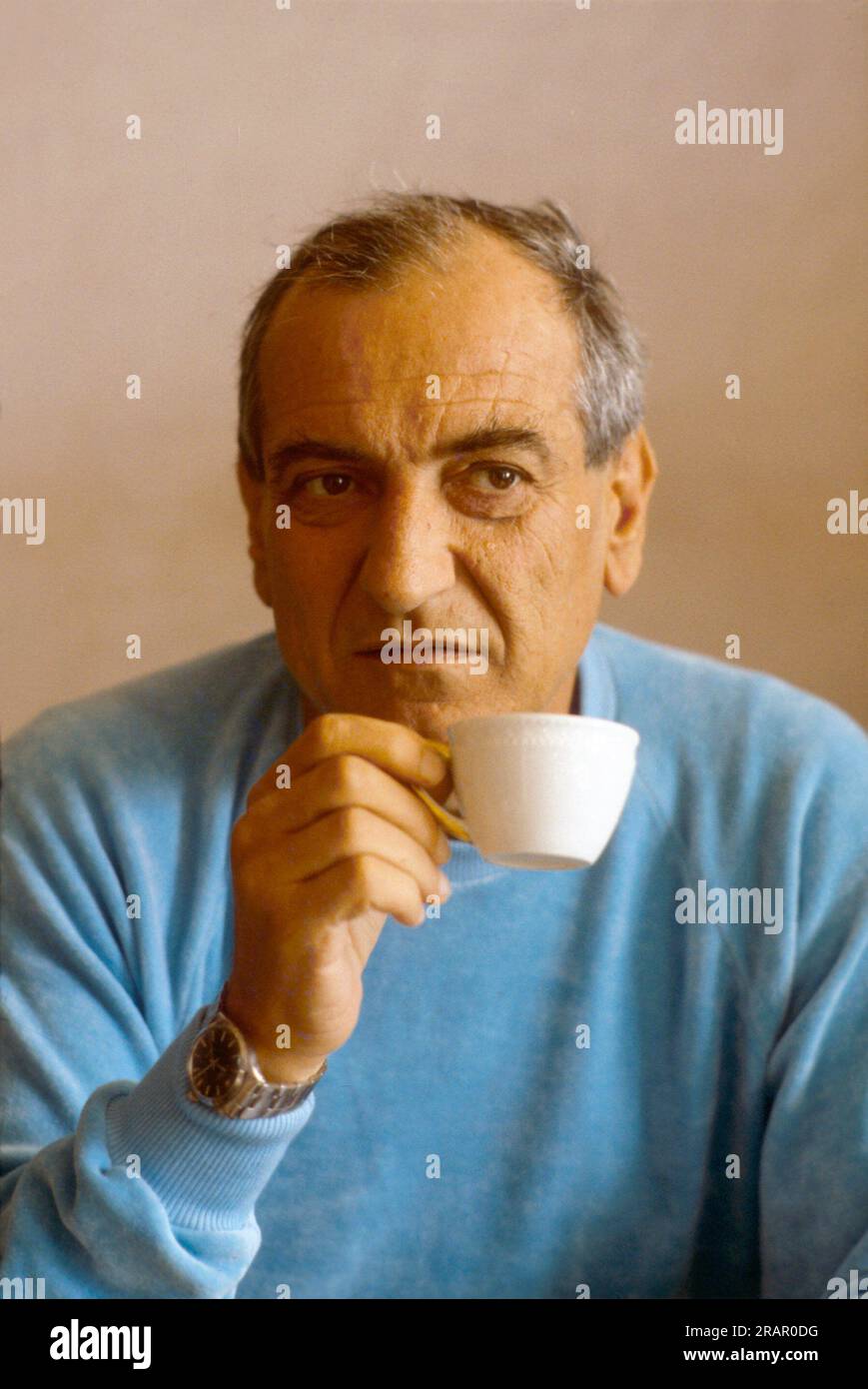the italian writer Goffredo Parise at Venice film festival of 1982 ...
