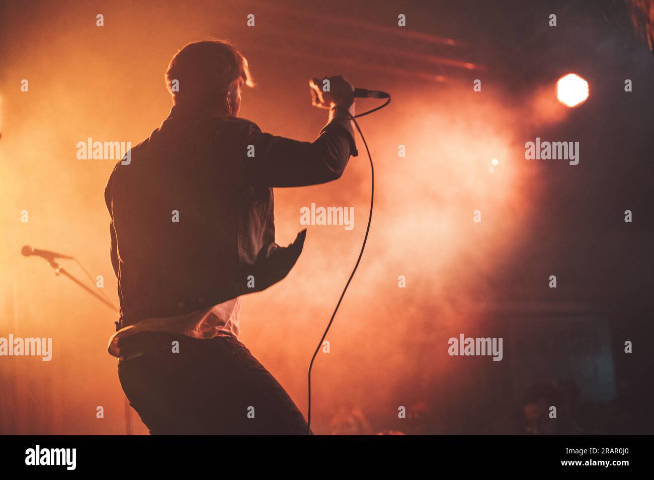 Nicholas Davis, vocalist, performed with The Hell´s Ditch at Gorilla ...