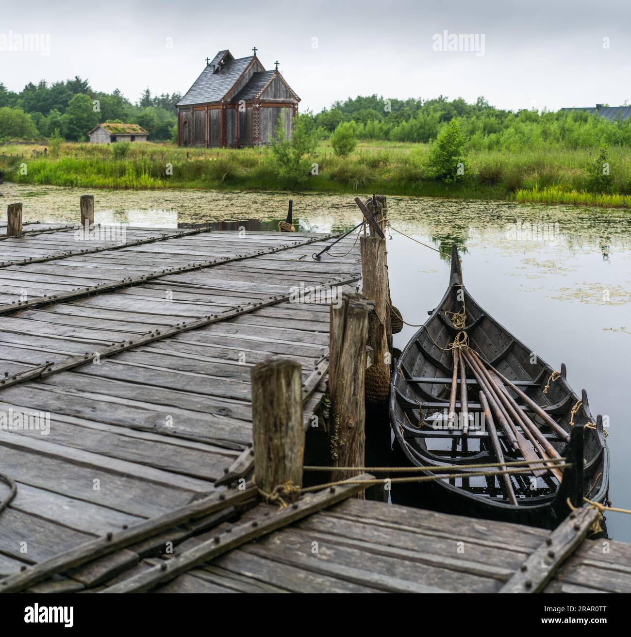 Ribe Viking Center, Ribe, Denmark, Europe Stock Photo - Alamy