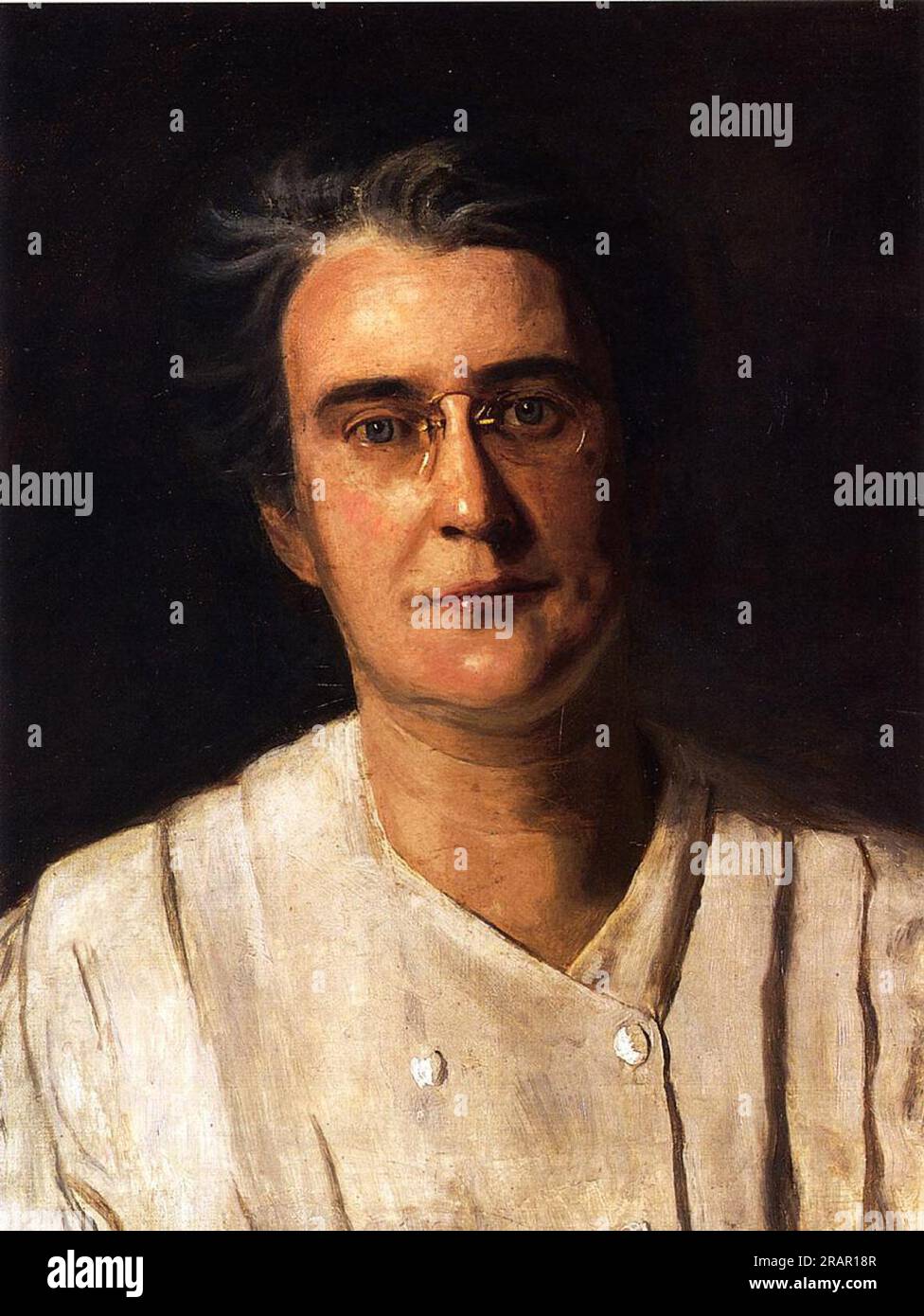 Portrait of Lucy Langdon Williams Wilson 1908 by Thomas Eakins Stock ...