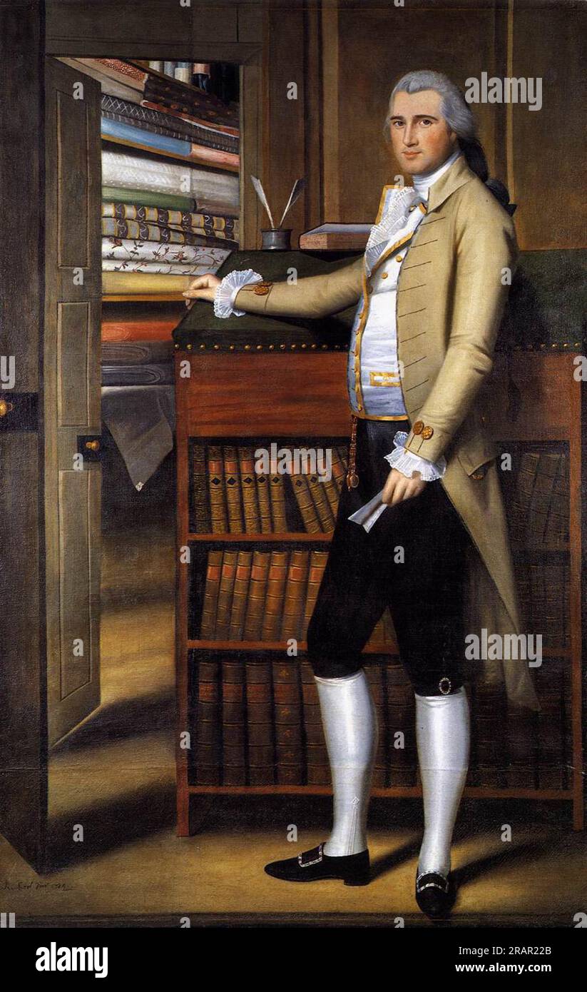 Earl's portrait of Elijah Boardman 1789 by Ralph Earl Stock Photo - Alamy