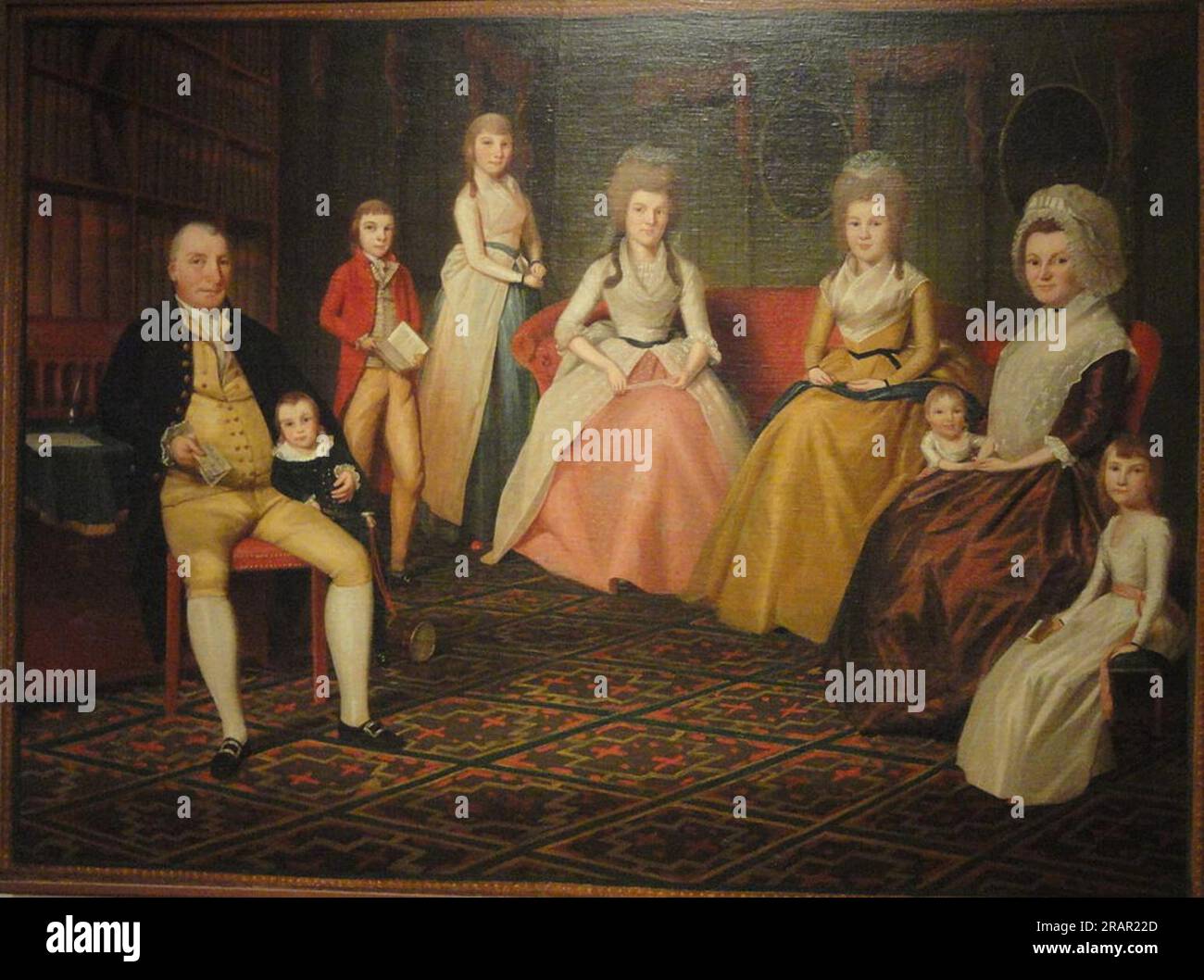 The Angus Nickelson Family 1791 by Ralph Earl Stock Photo - Alamy