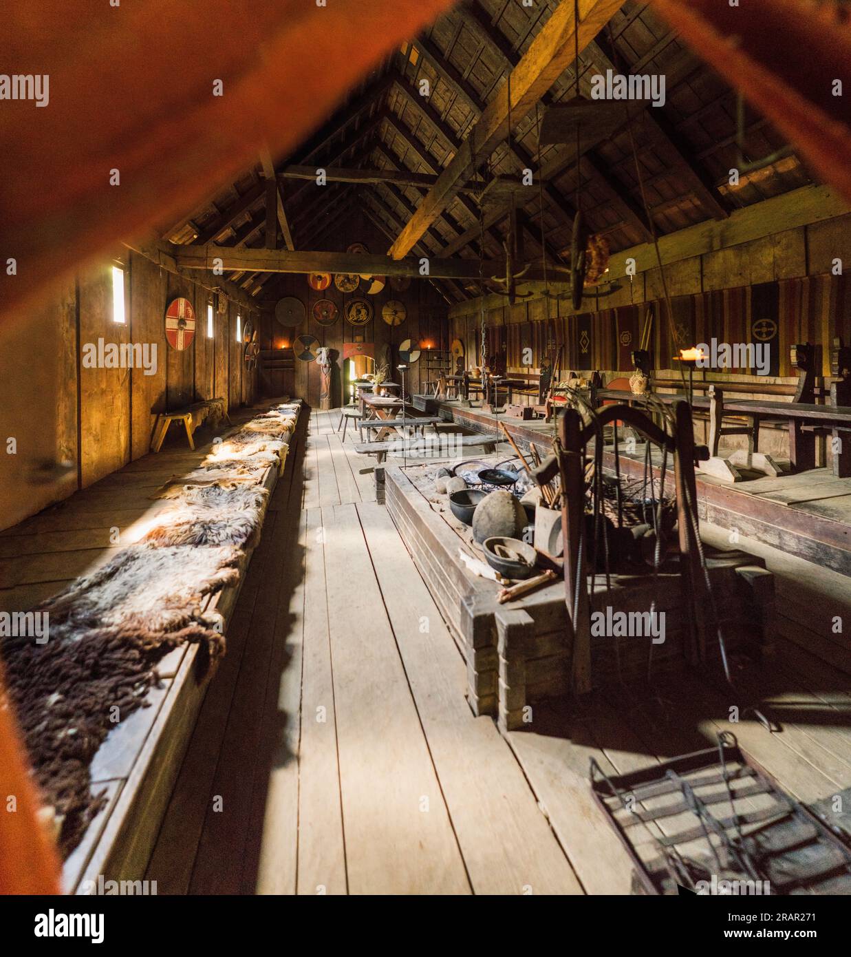 Ribe Viking Center, Ribe, Denmark, Europe Stock Photo - Alamy