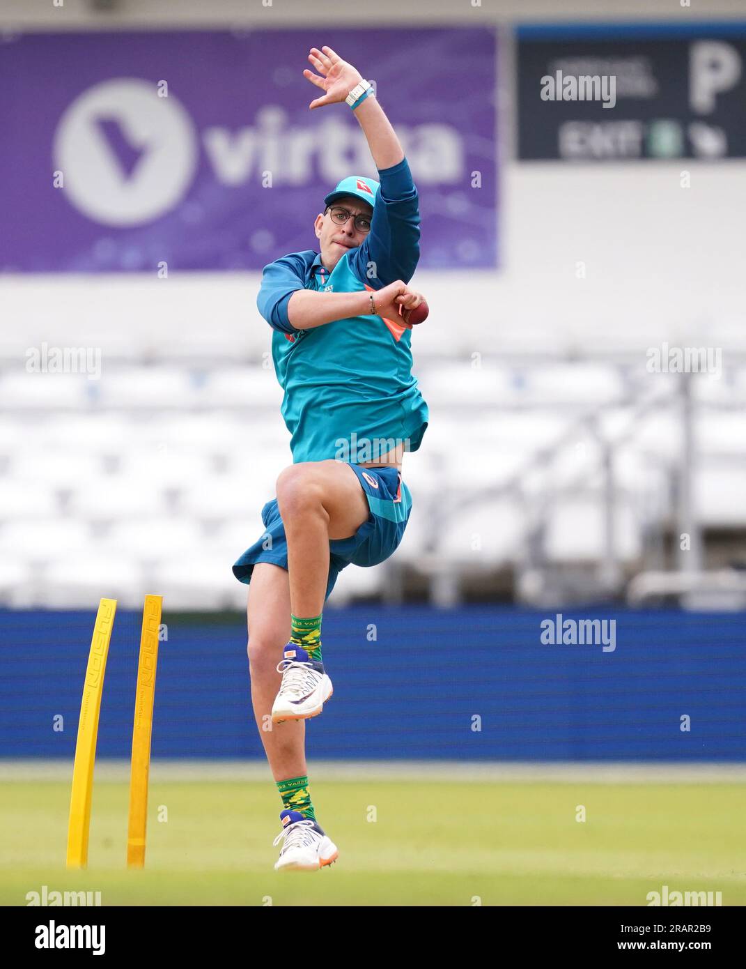 Australia's Todd Murphy during a nets session at Headingley, Leeds ...