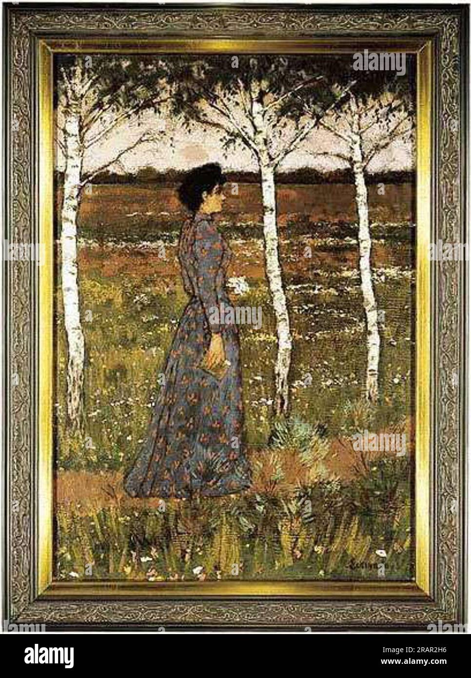 Frühling by Otto Eckmann Stock Photo - Alamy