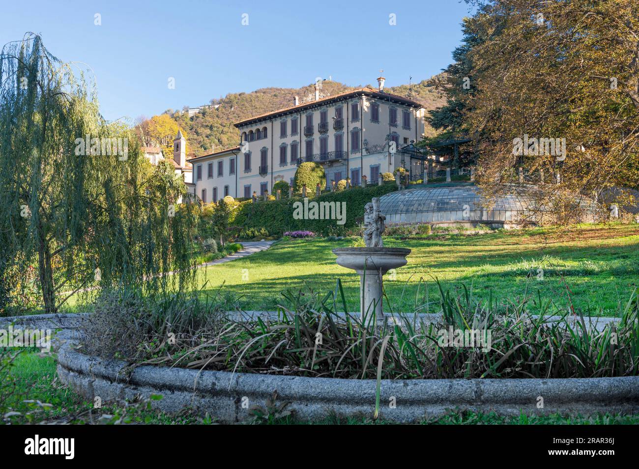 bertarelli villa, monte barro regional park, italy Stock Photo - Alamy