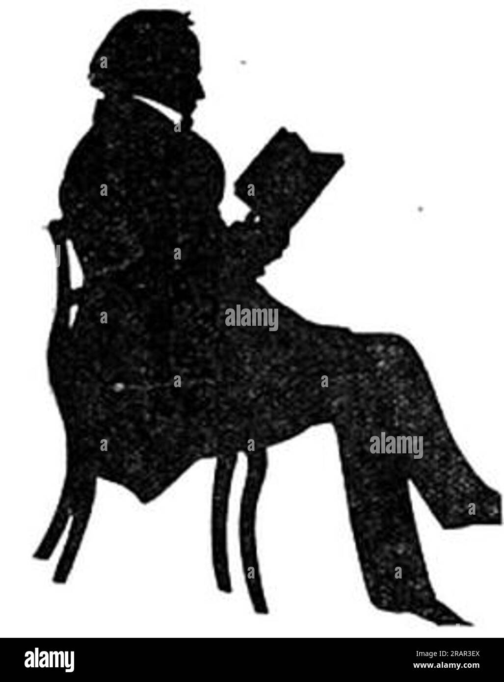 Portrait of Theophilus Parsons 1842 by Auguste Edouart Stock Photo - Alamy