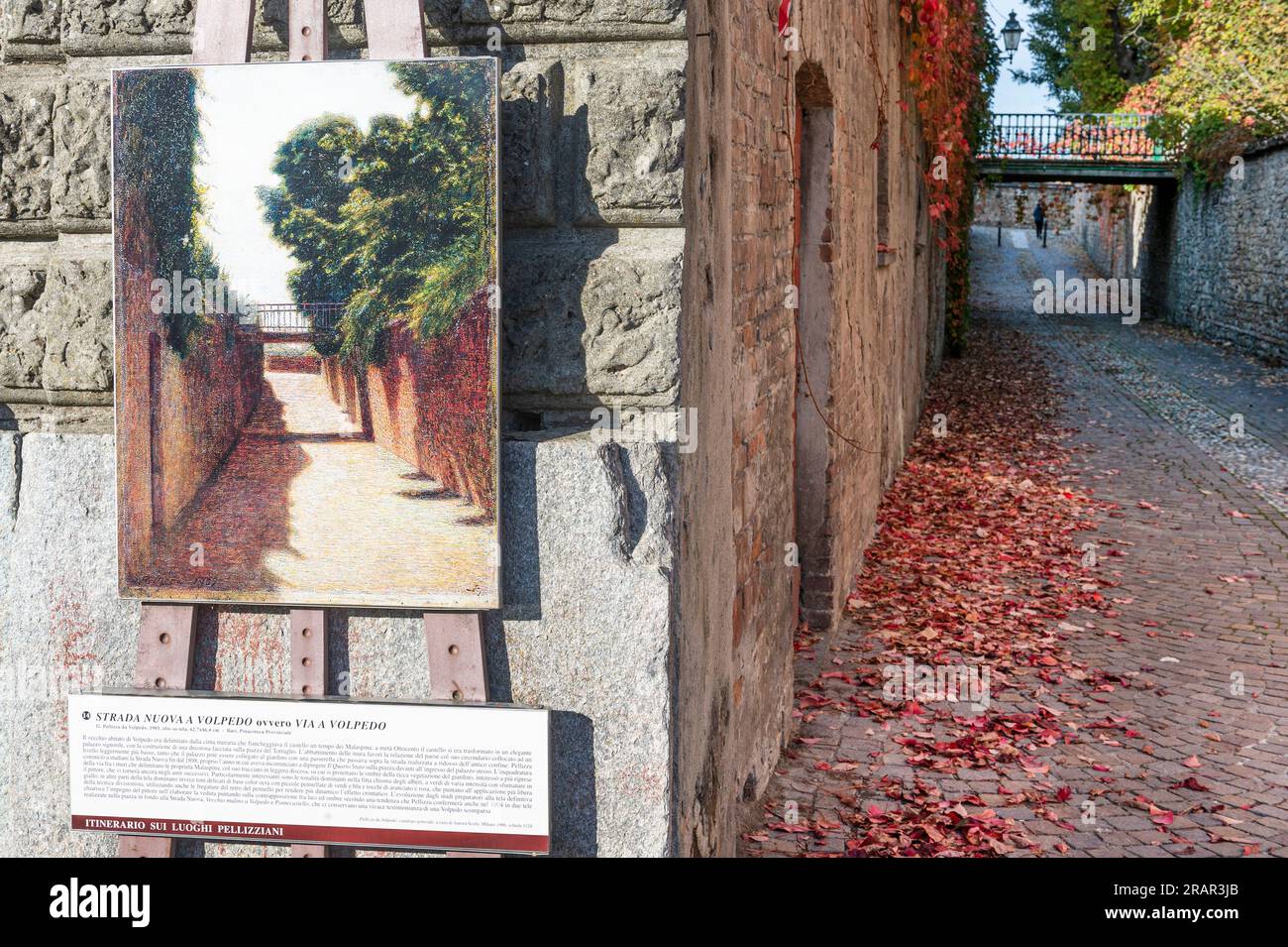 places of giuseppe pellizza da volpedo, volpedo, italy Stock Photo - Alamy