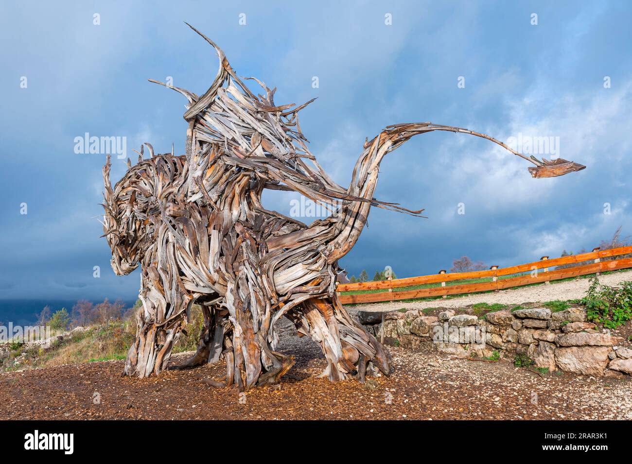 the vaia dragon, lavarone, italy Stock Photo - Alamy