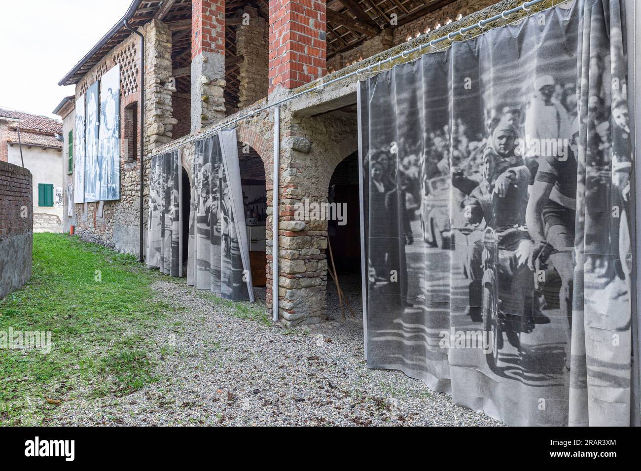 village partial view and photographs of fausto coppi, castellania coppi ...