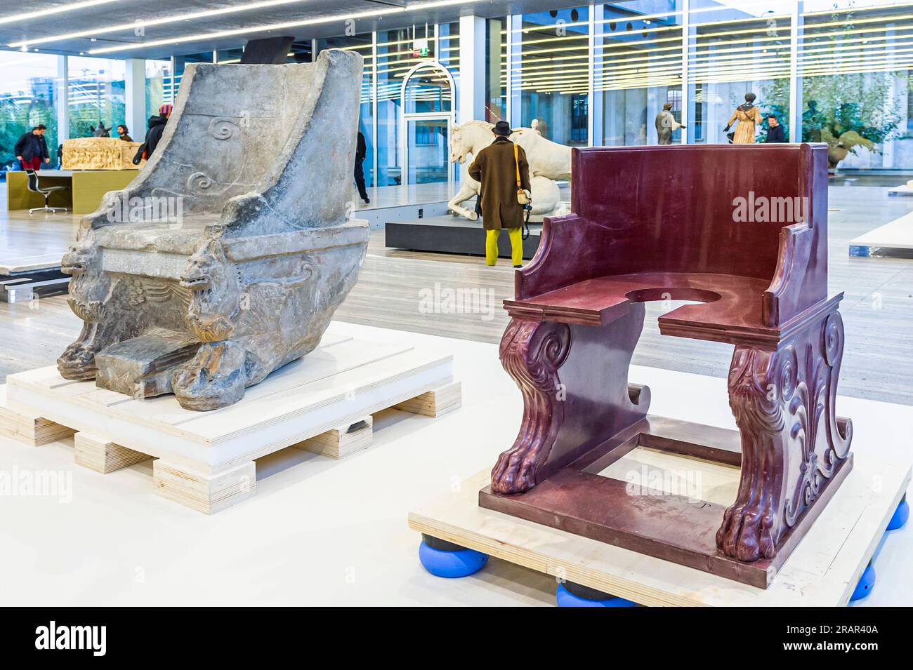 prada foundation: recycling beauty, throne of virgil ii sec. b.c. and ...