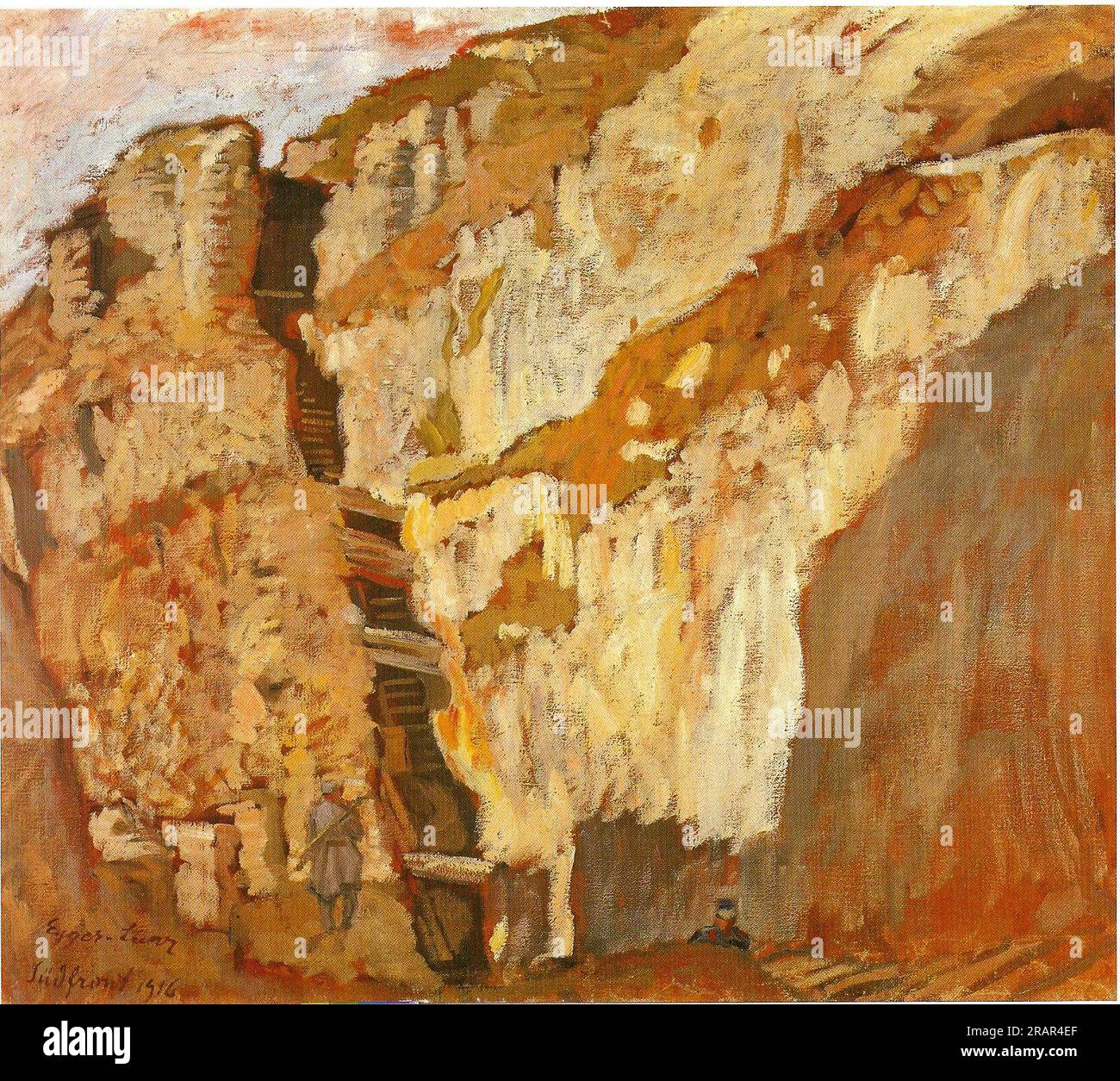 South-front 1908 by Albin Egger-Lienz Stock Photo - Alamy