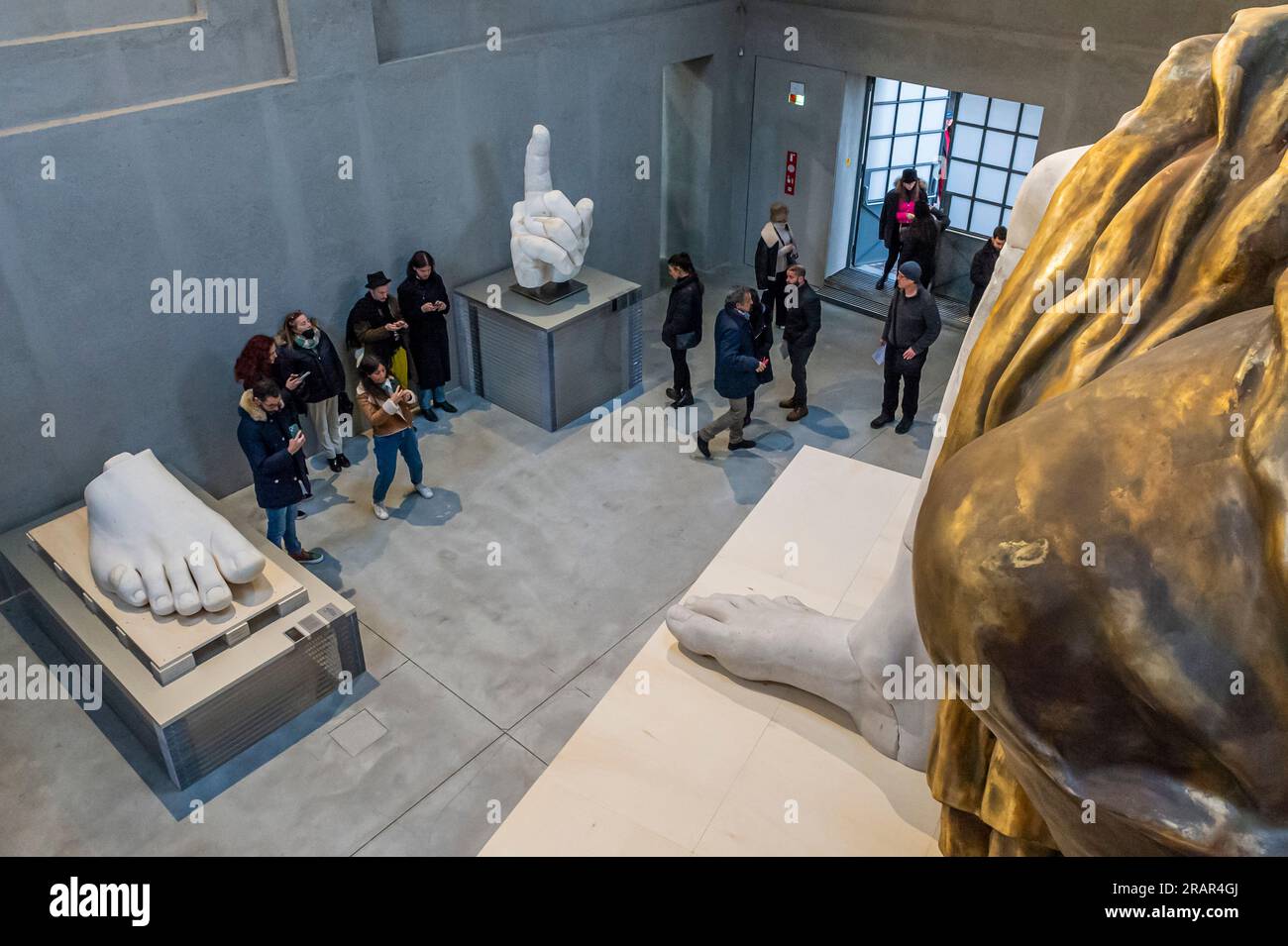 prada foundation: recycling beauty, room with the reconstruction of the ...