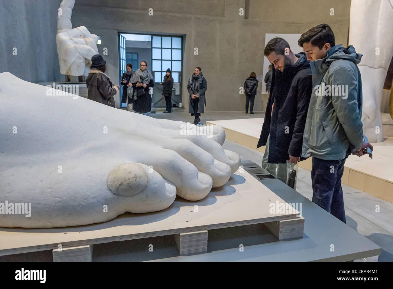 prada foundation: recycling beauty, room with the reconstruction of the ...