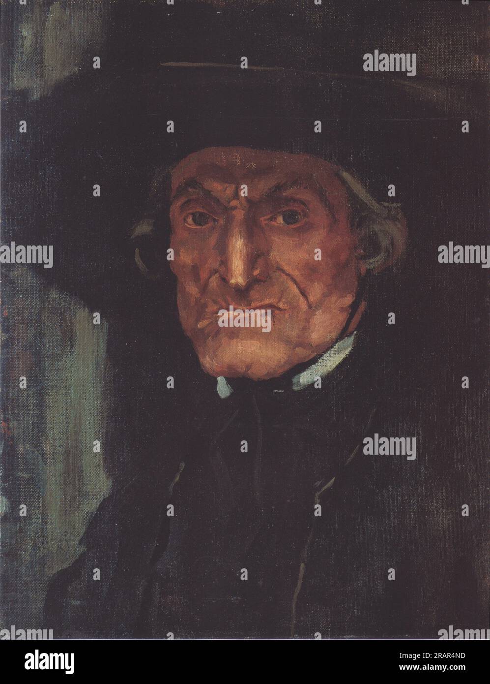 Kopf Des Kreuztragenden Mannes (das Kreuz) 1900 by Albin Egger Lienz ...