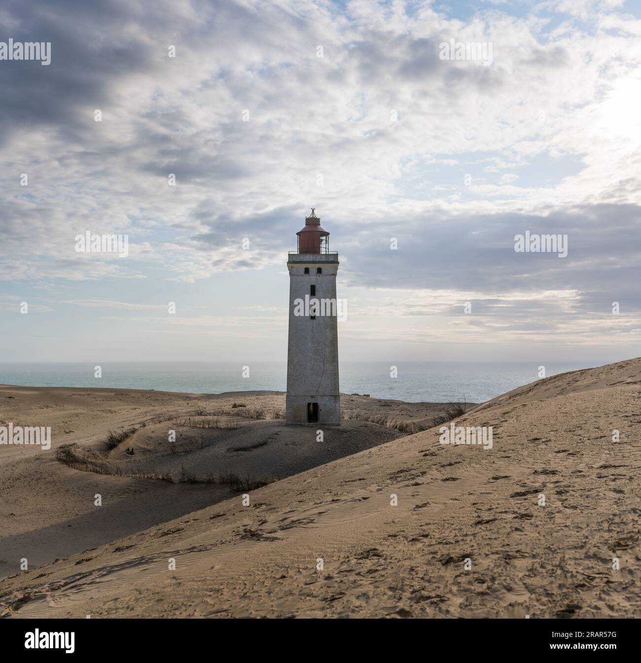 Abandoned lighthouse in the northen Denmark, Europe Stock Photo - Alamy