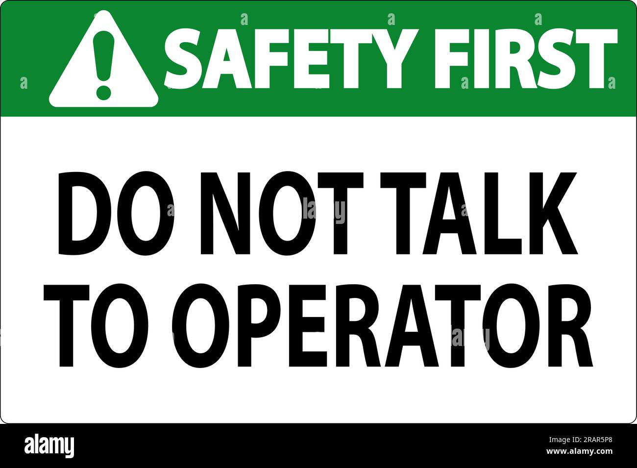 Safety talk Stock Vector Images - Alamy