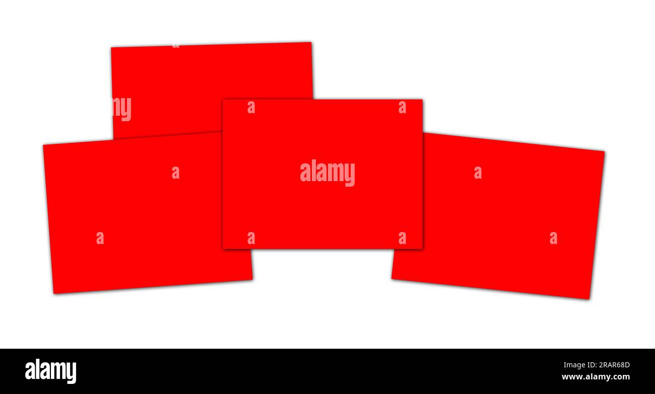 Red Insert report or screenshoot blank template for presentation ...